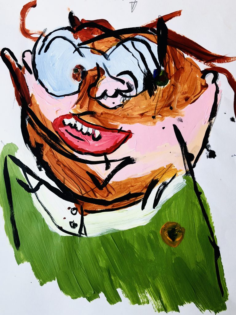 ‘Blind’ drawn and painted portraits with Stuart McCaffer – Creative ...